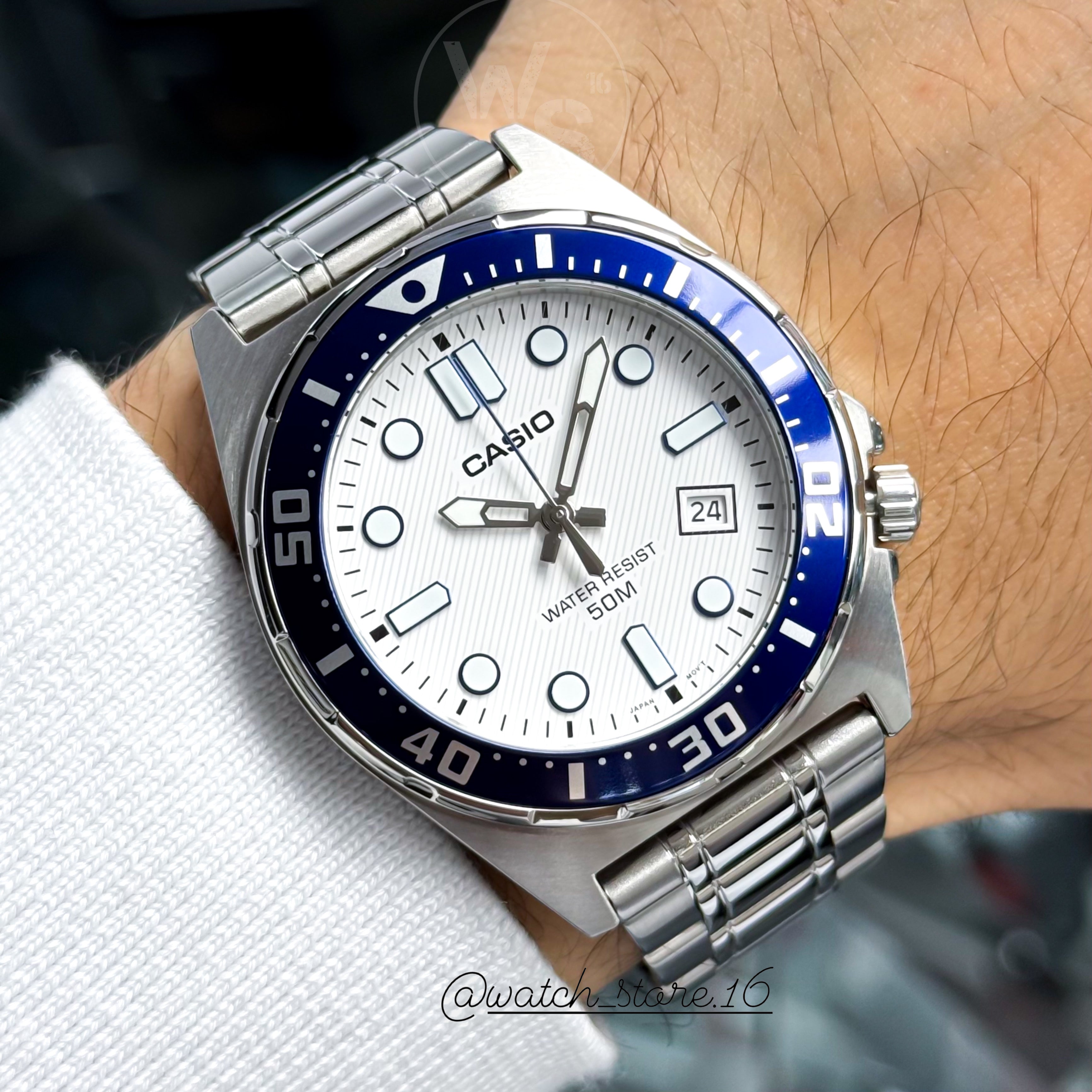 CASIO - MTD-135D-7AV – Watch Store 16